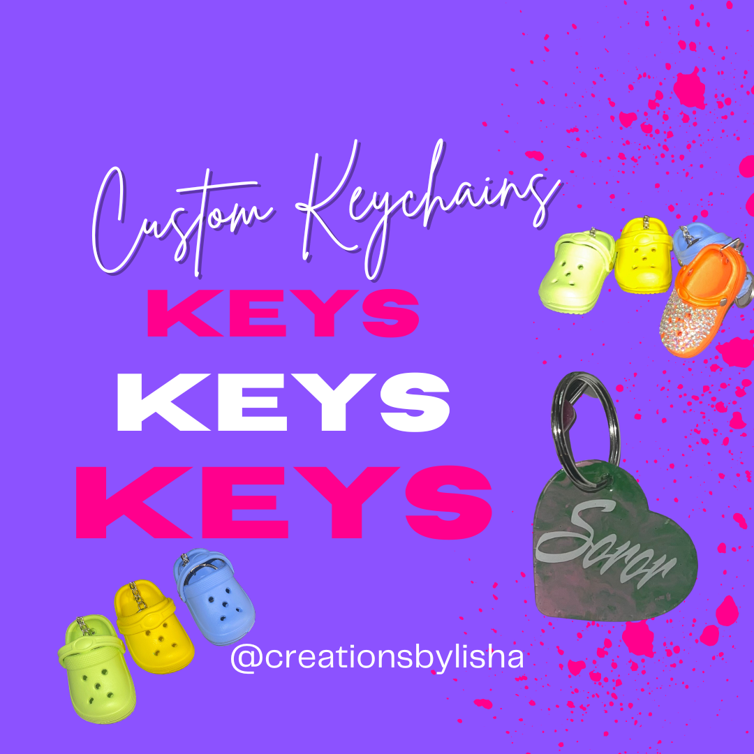 Custom Keychains – Creations By Lisha